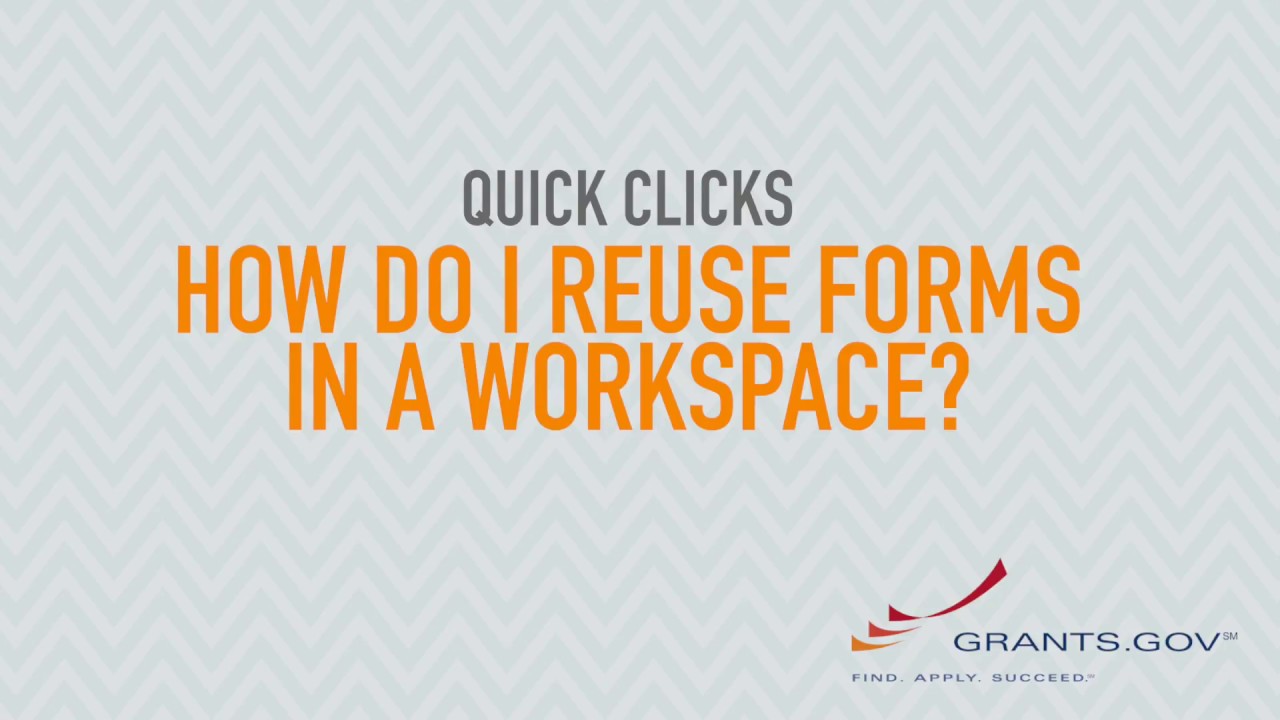 Quick Clicks: How Do I Reuse Forms in a Workspace?