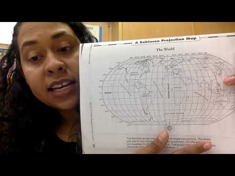 Daily Geography, Robinson Projection Map
