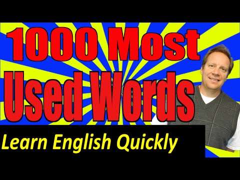 1000 English Words with Examples, Sentences and English Speaking Practice. Learn 86% of English