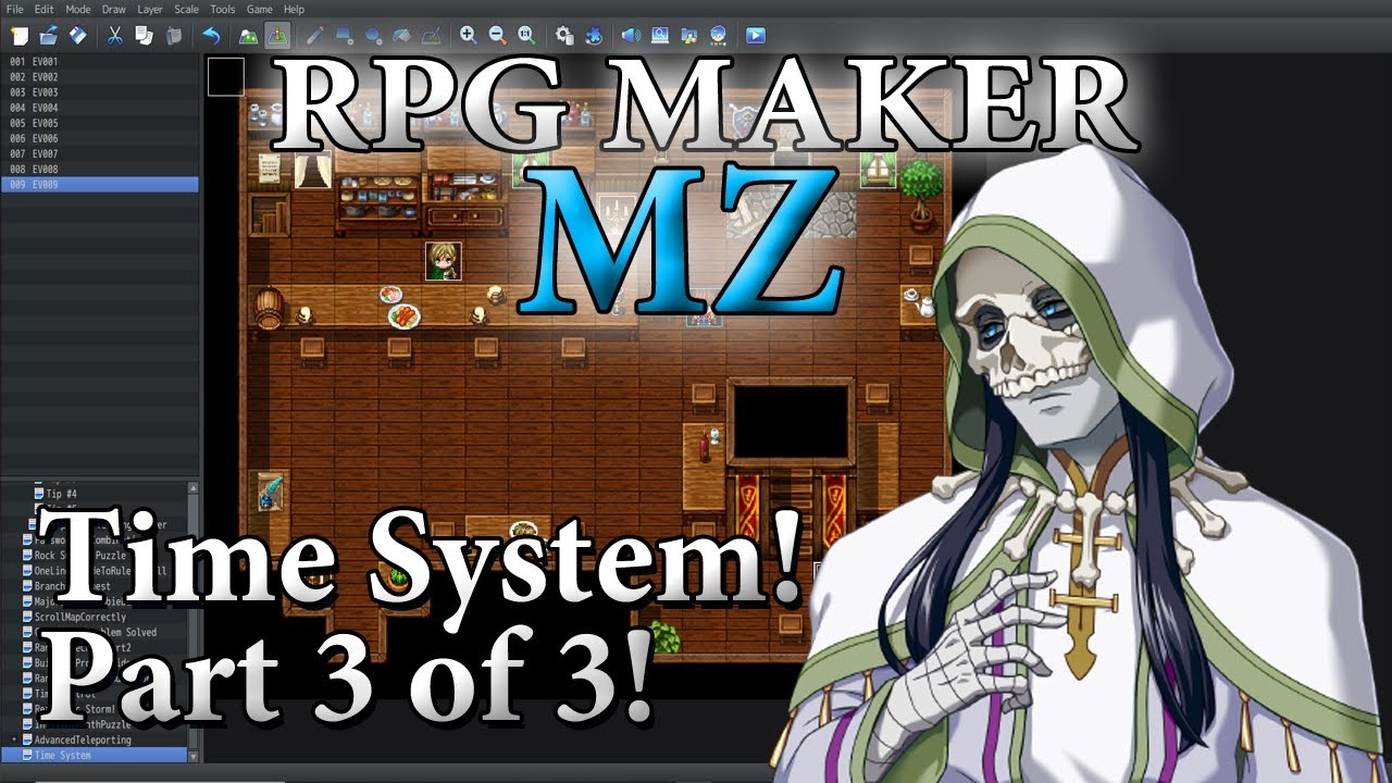 RPG Maker MZ Tutorial #50 - Time System part III!