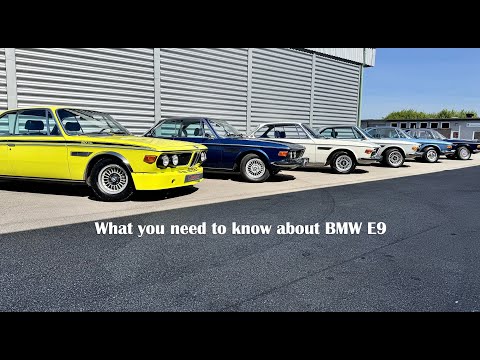The BMW E9 for you. We look at BMW 2800CS the BMW 3,0CSi and CSL 1968-1975