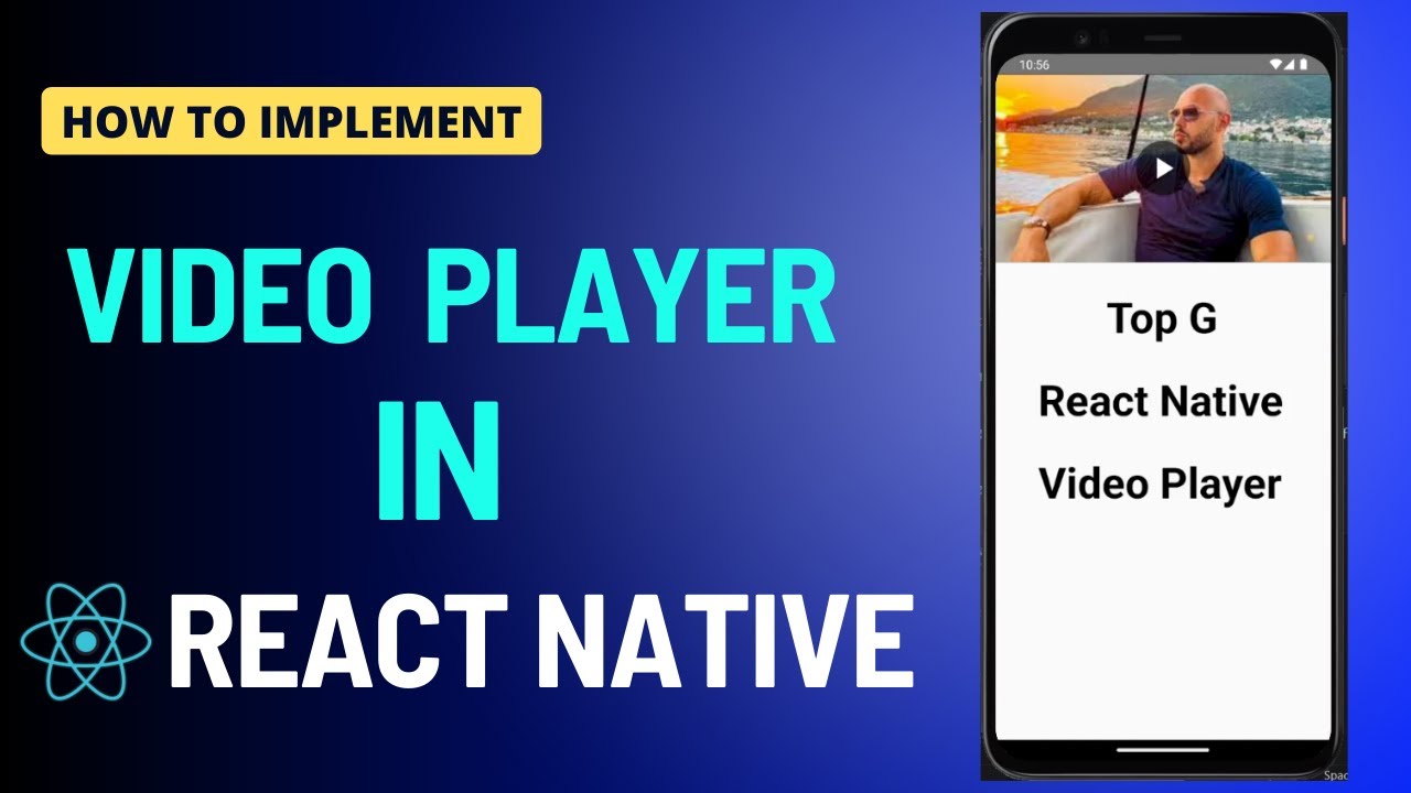 How to add video in React Native | Video Player in React Native | React Native Tutorial