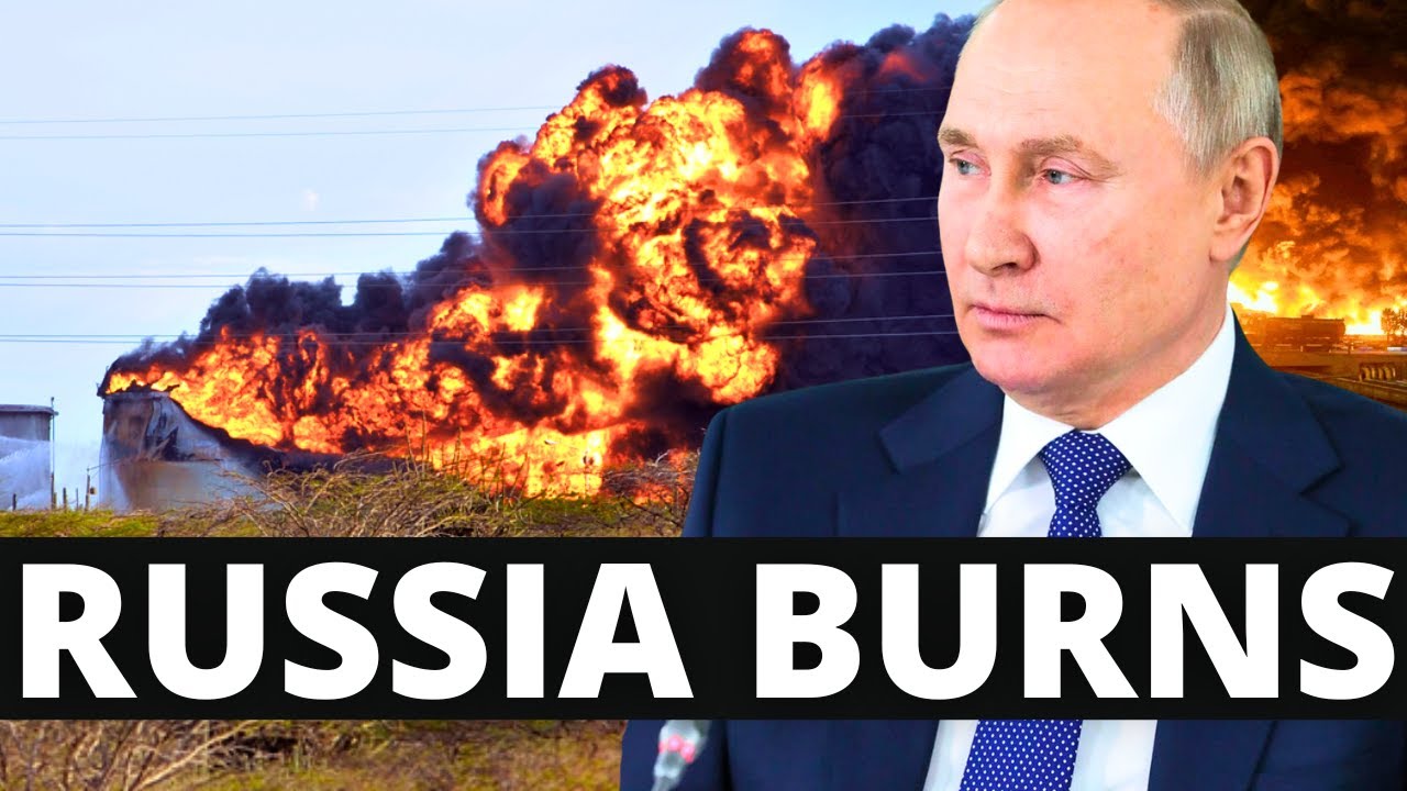 RUSSIA BURNS AS UKRAINE DESTROYS OIL SOURCES, CHAOS ERUPTS IN TEHRAN! Breaking War News The Enforcer