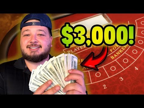 I Brought $3,000 To A Baccarat Table and THIS Happened!