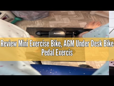 Review Mini Exercise Bike, AGM Under Desk Bike Pedal Exerciser Foot Cycle Arm & Leg Peddler Exercise