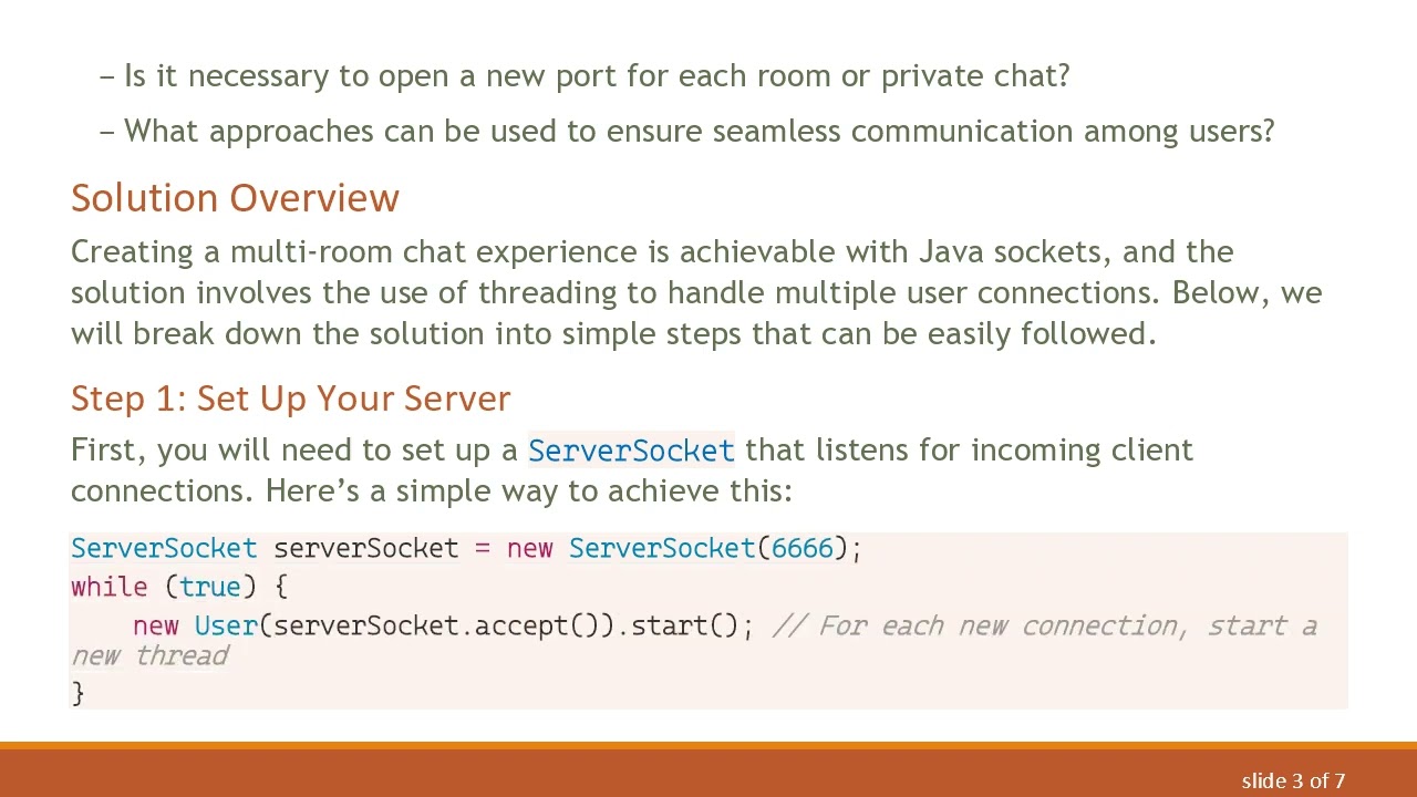 Creating a Multi-Room Chat Application with Java Sockets