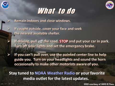 Monsoon Awareness Week 2014: Dust Storms
