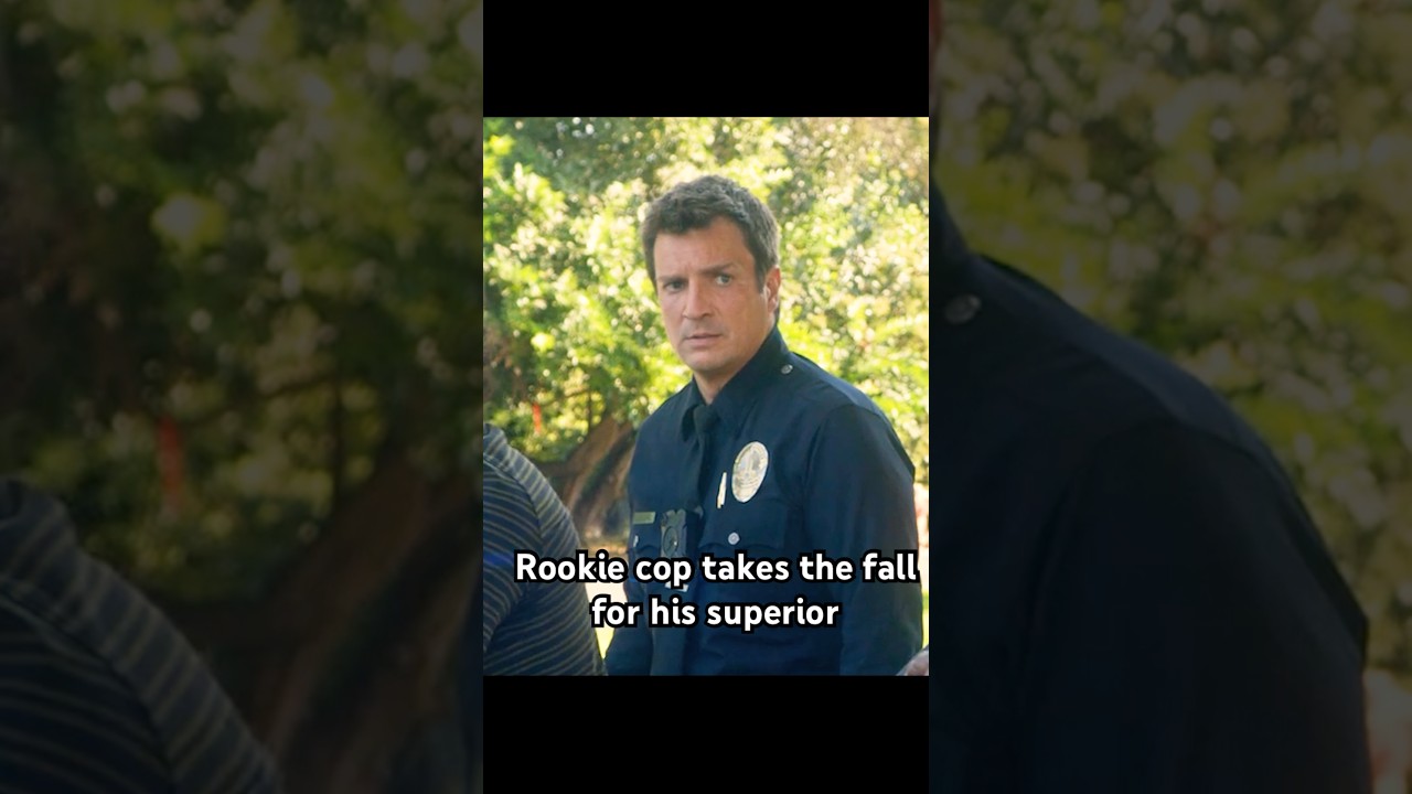 Rookie cop takes the fall for his superior.#shorts #shortvideo #therookie #foryou