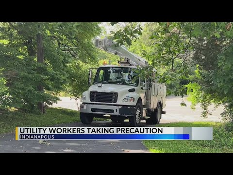 AES Indiana training, conserving energy during heat wave
