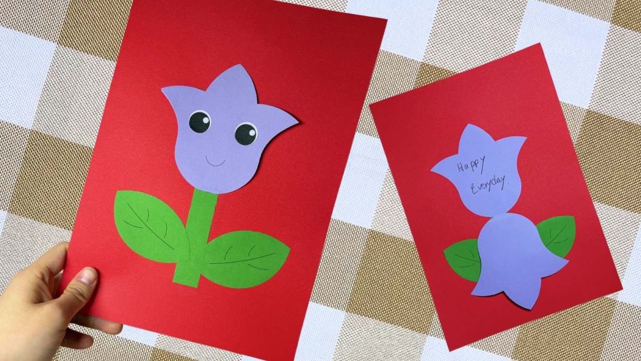 Printable Mother’s Day Flower Card Craft Kids Can Make