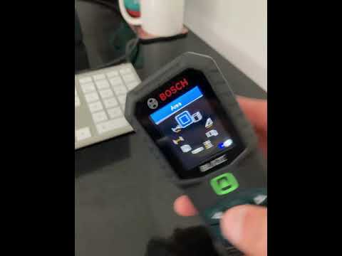 Bosch BLAZE 165 ft. Green Laser Distance Tape Measuring Tool - area tutorial