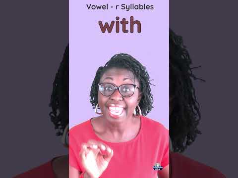 Vowel r Syllables #sollyinfusion
