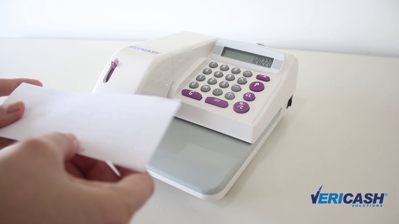 REFRENDADORA DE CHEQUES VC115 IMPRESIÓN
