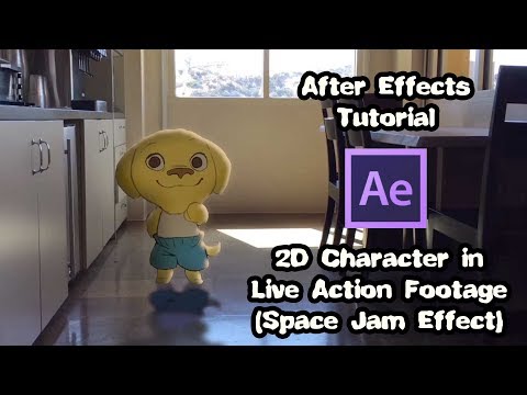 PWow Workshop - After Effects: 2D Character in Live Action Footage (a.k.a.) Space Jam Effect