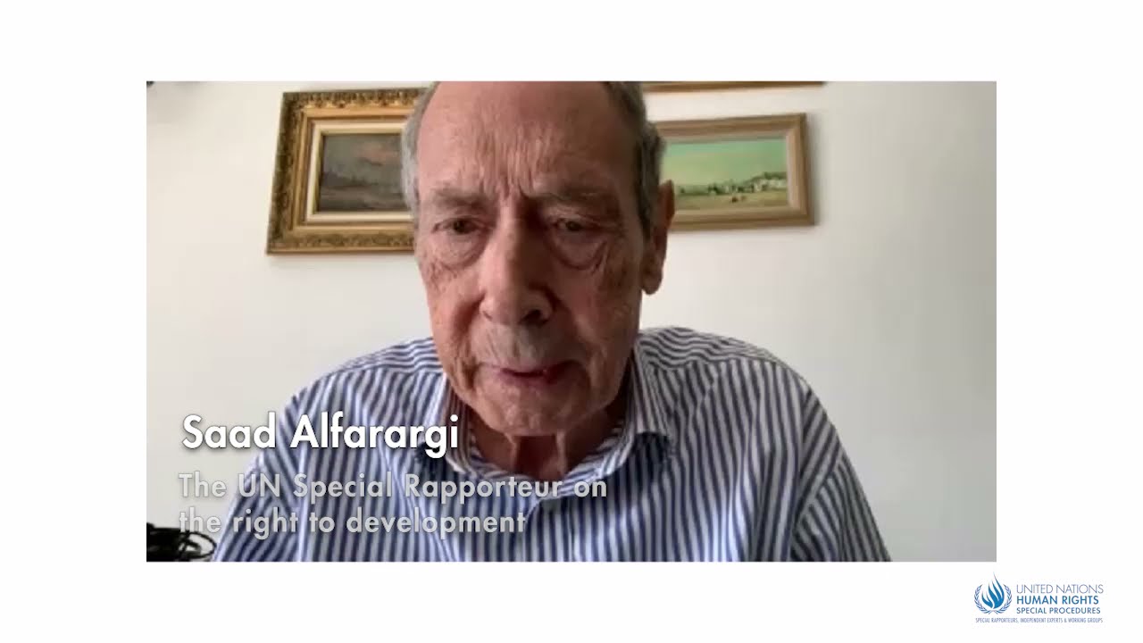Statement by Saad Alfarargi, the UN Special Rapporteur on the right to development