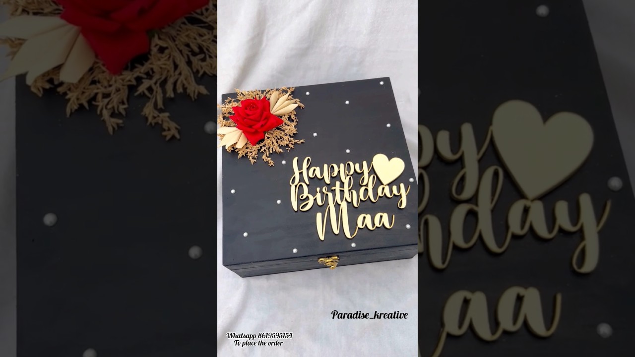 Birthday Hamper | gift for mother | diy Hamper box | mother's day gift ideas | Gift hamper tutorial