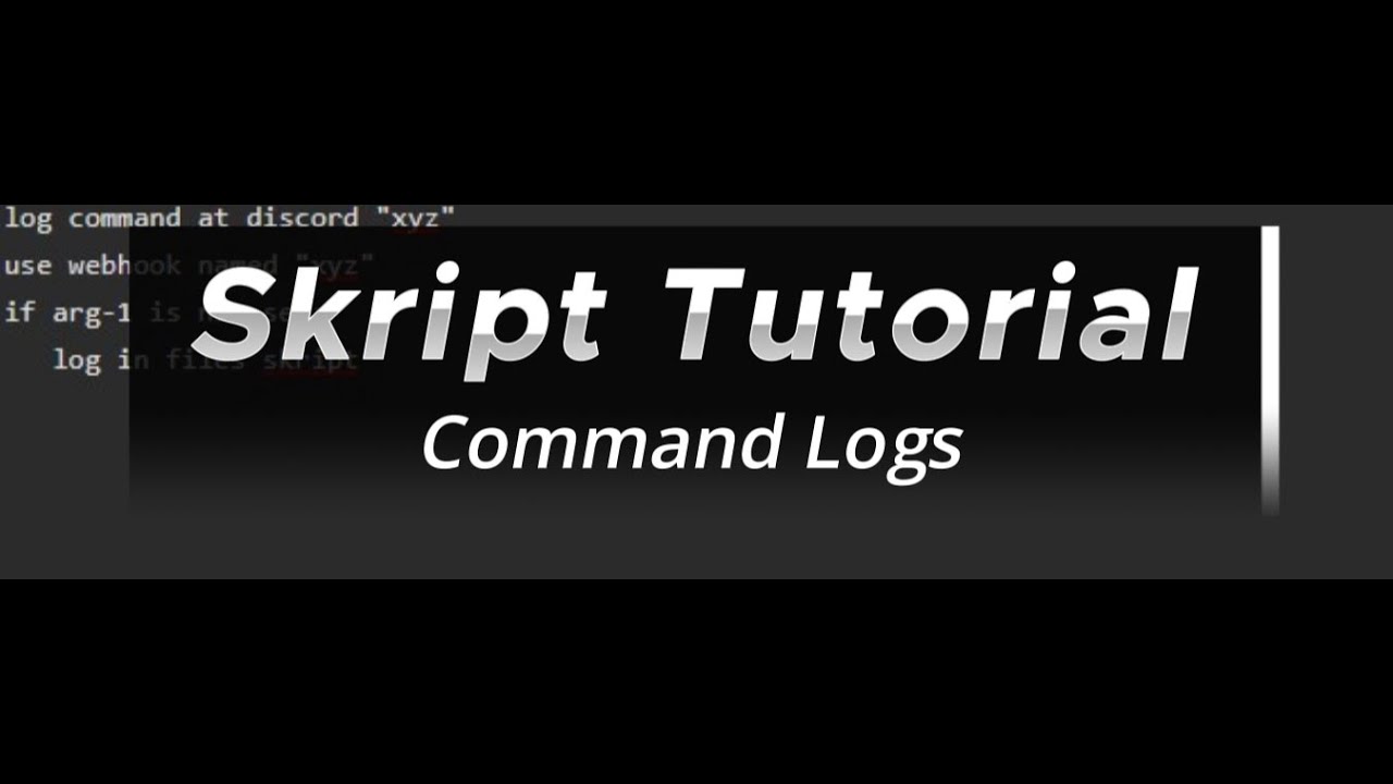 Command Logger | How to make Command Logger in minecraft | Skript Tutorial