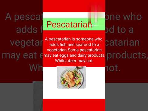 Pescatarian(type of food eater#vocabulary#trending #spokenenglish#esl#ytshorts#shortvideos #shorts