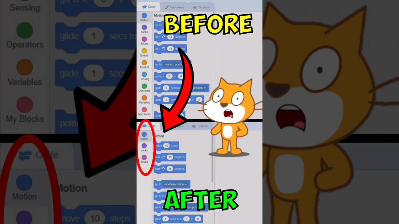 This DISMANTLES the Scratch Editor! 😿😿😿      #scratch #scratchprogramming #shorts