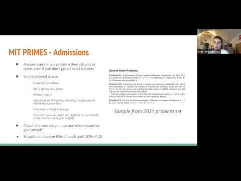 MIT PRIMES SEMINAR 6/18/2024