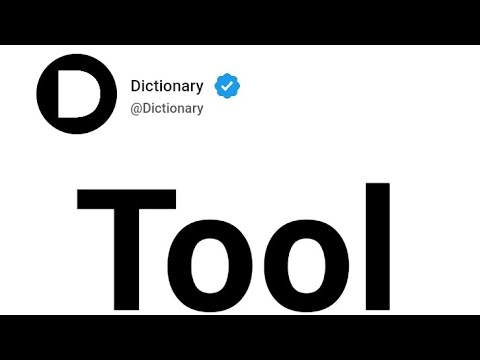 Tool Meaning In English