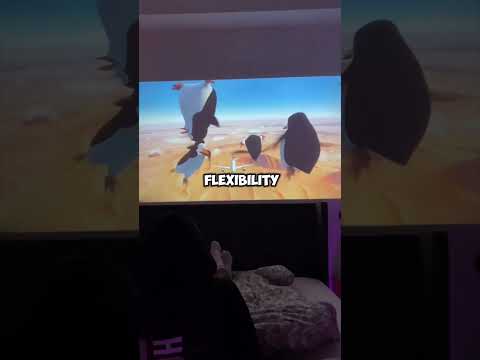 This 180 °degree projector is mind blowing 🤗 Use in anywhere #projector #movies #tv #shop #products