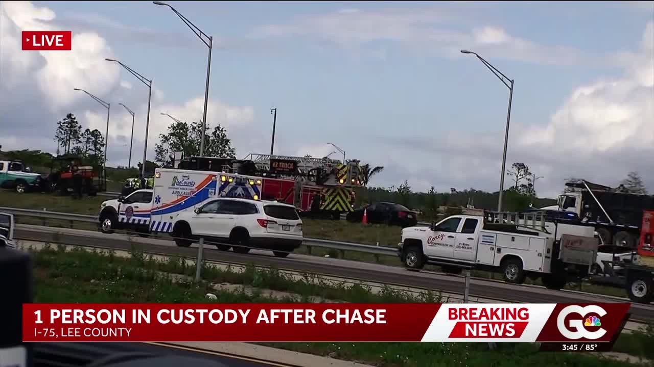 Driver in custody after FHP chase on I-75, PIT maneuver near Terminal Access Rd