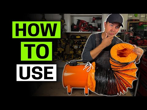 Easy setup! Vevor blower fan DEMO & REVIEW