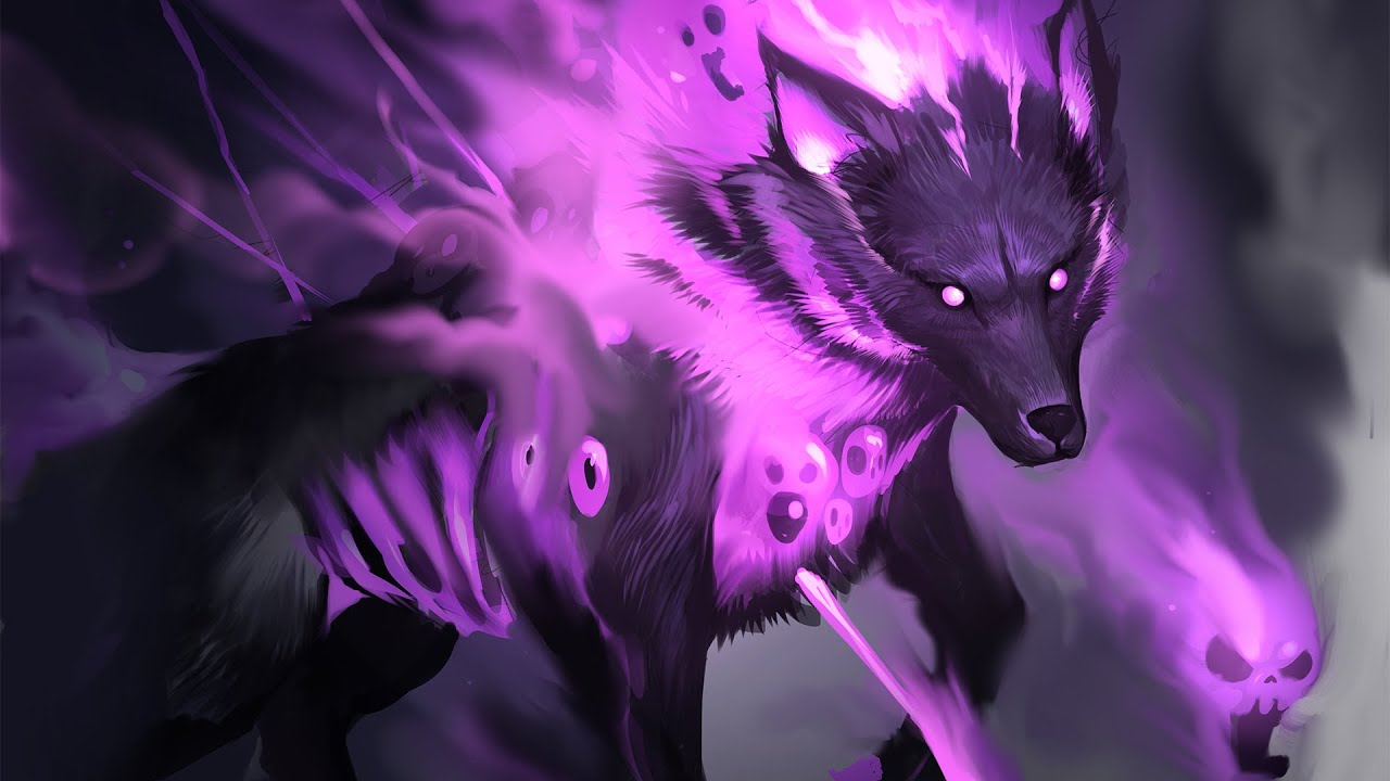 Draw Void Wolf - Procreate Time lapse