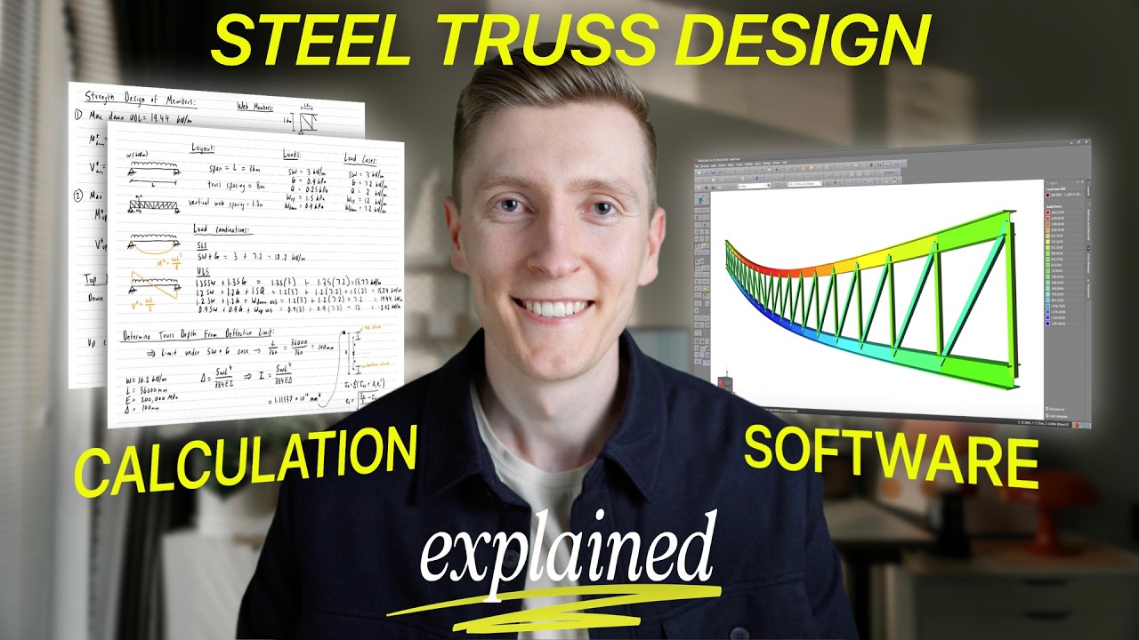 How To Design a Steel Truss For Beginners: Hand Calculation & Software