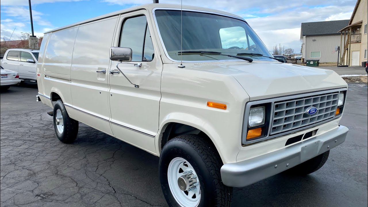 88k Mile Time Capsule 1991 Ford Econoline E350 460 V8 Van Walk-Around/Drive for Bring a Trailer