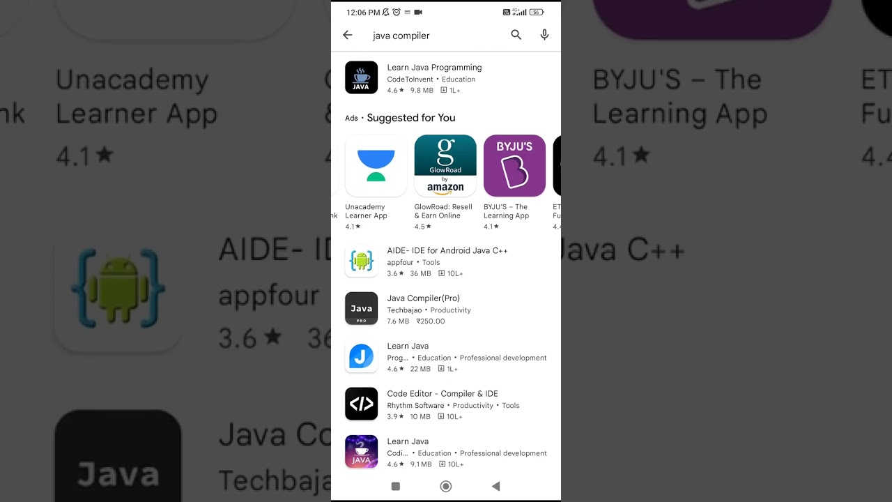 How to run java program in Android\best compiler for java\ide for java\java\#short\#java