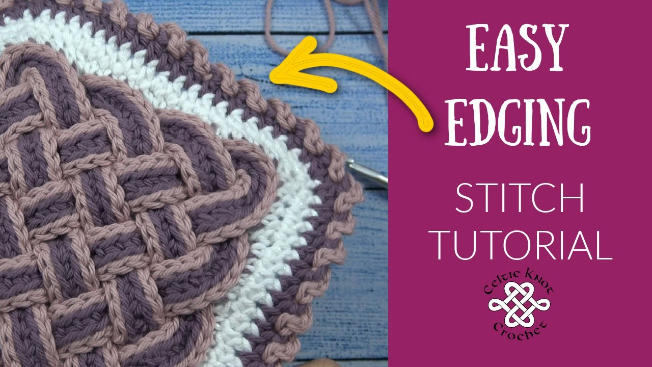 🌟Learn to crochet this great easy edging!