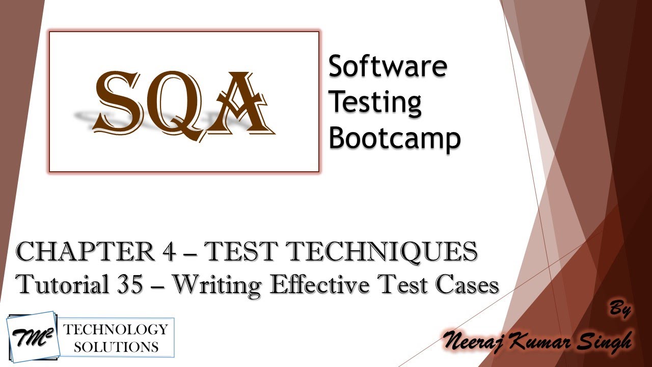 How to Write Test Cases| Writing Effective Test Cases | Software Testing Tutorials