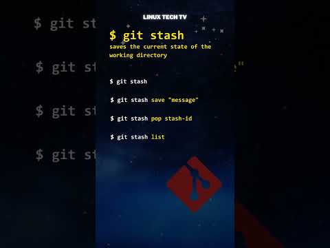 22. Learn Git | git stash command | Master Git | Git basics @LinuxTechTV pro Git