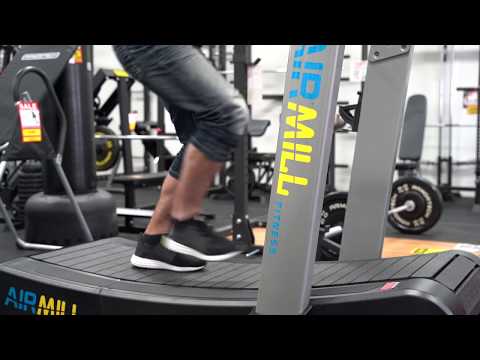 Airmill Air Runner Motorless Treadmill Self Propelled Cross fit Training Equipment