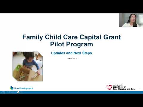 Español (Spanish) Info Session: Family Child Care Capital Grants