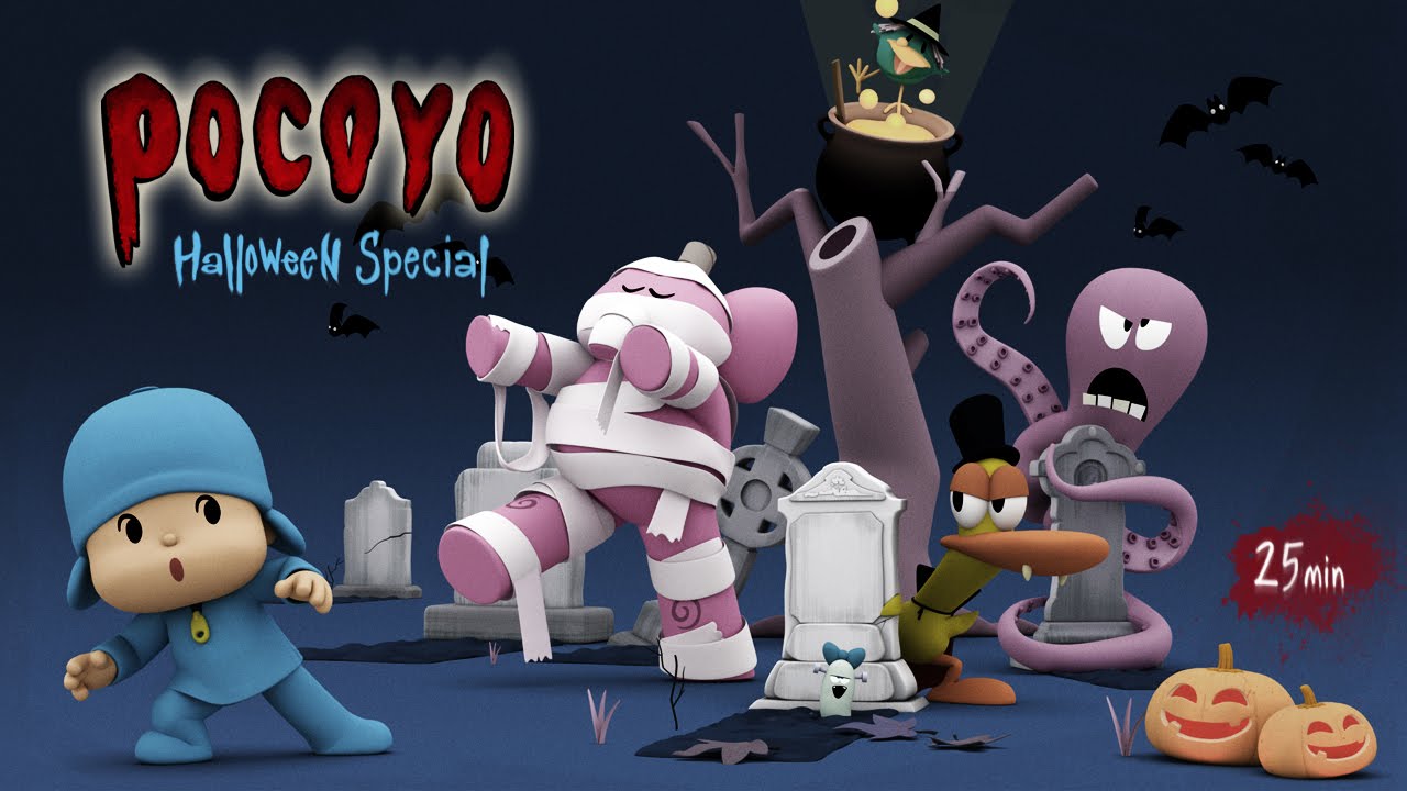 💀POCOYO in ENGLISH💀: Halloween: Spooky Movies [25 min] Full Episodes |VIDEOS and CARTOONS for KIDS