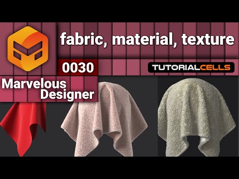 0030. fabric, material, texture in Marvelous Designer