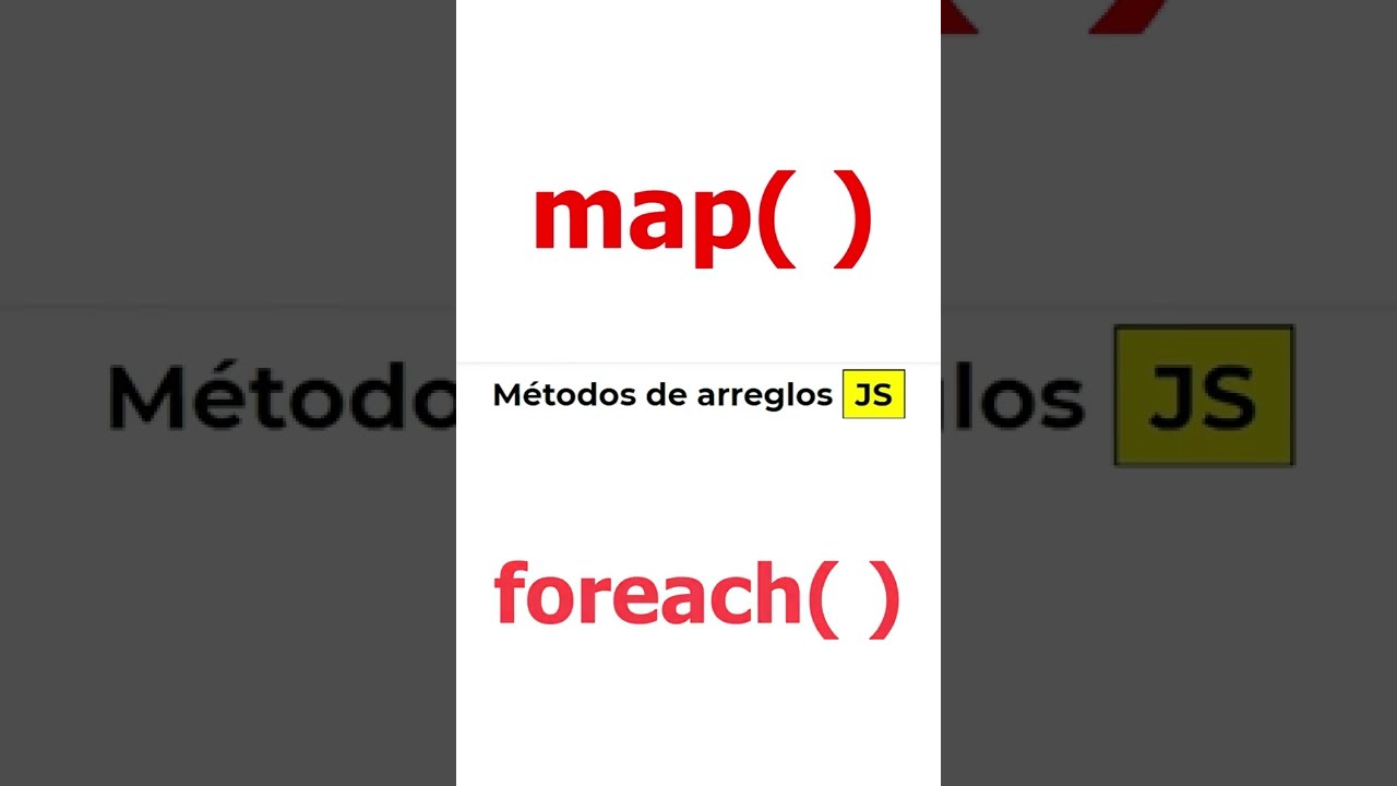 MAP vs FOREACH vs FOR 🥊 Métodos de los arreglos en JAVASCRIPT