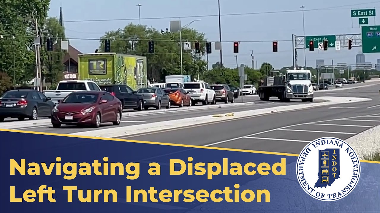 Navigating a Displaced Left Turn Intersection
