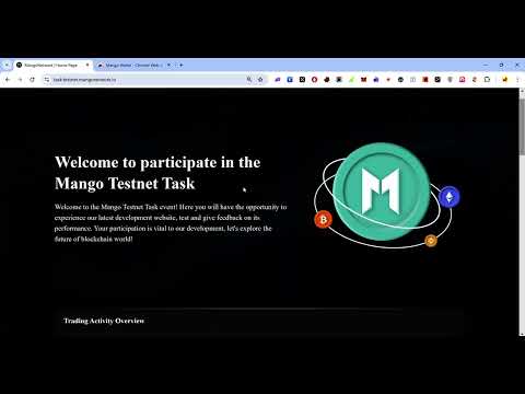 Mango Testnet Airdrop Tutorial 💥 Crypto Testnet Airdrop 2025 💥 Crypto Airdrop Guide