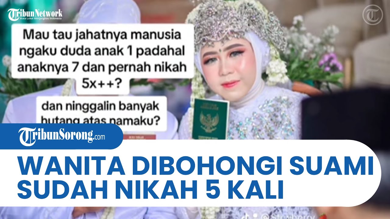 Kisah Sedih Wanita Dibohongi Suami Sudah Nikah 5 Kali, Selingkuh dengan Adik Ipar & Ditinggali Utang