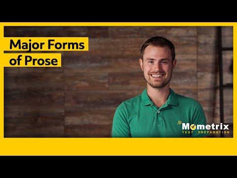 Major Forms of Prose