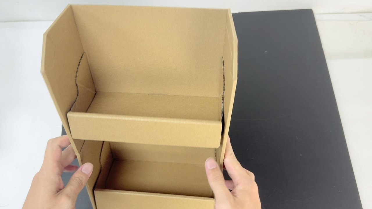 Quick-Forming Foldable Corrugated Display Stand