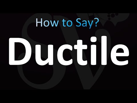 How to Pronounce Ductile (correctly!)