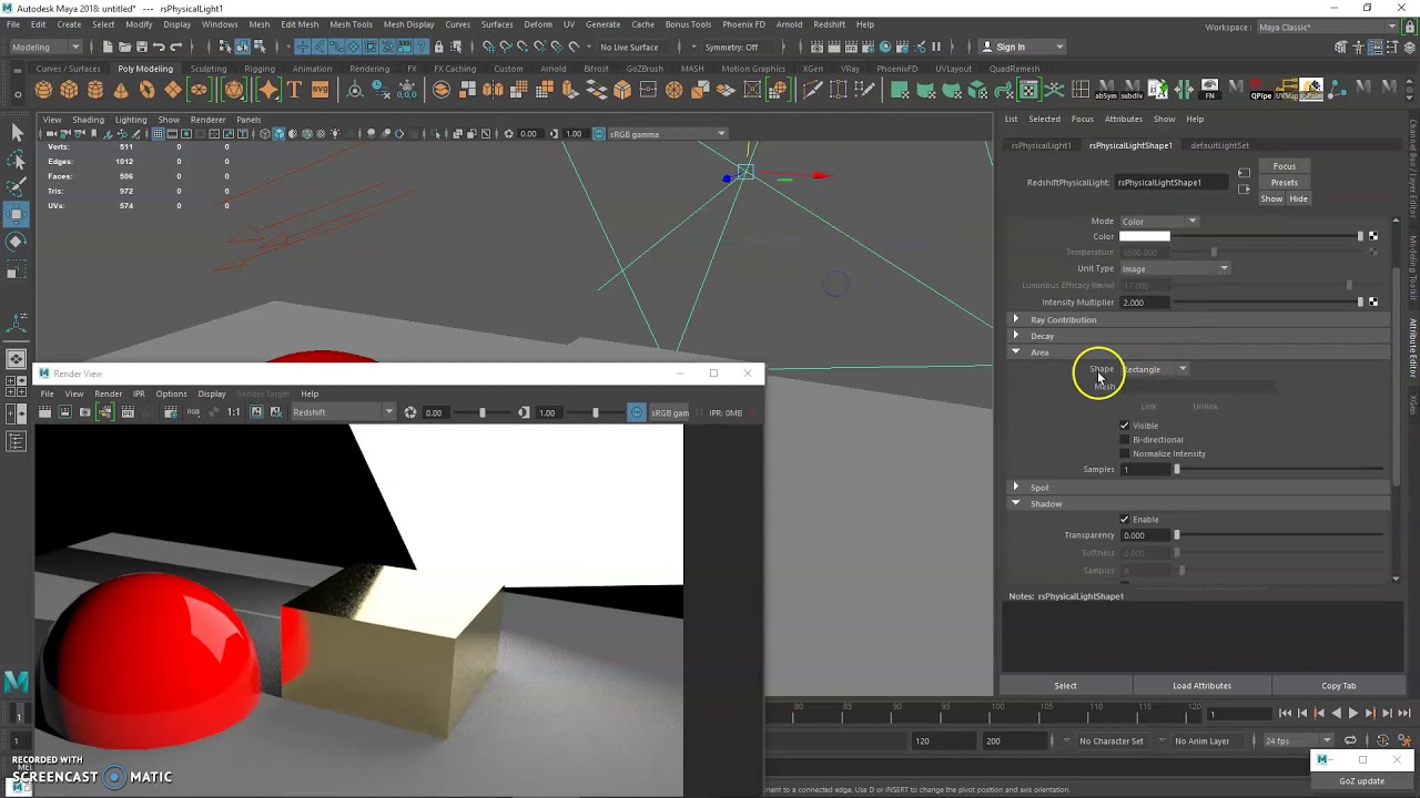 01   Redshift Render Setting