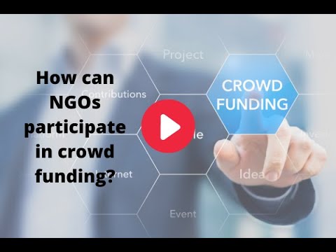 How can NGOs participate in crowd funding?