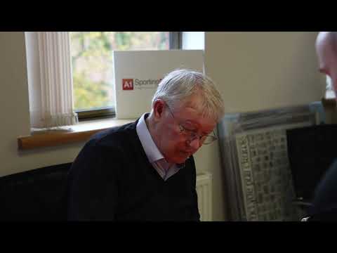 Sir Alex Ferguson re-signs with A1 Sporting Memorabilia!