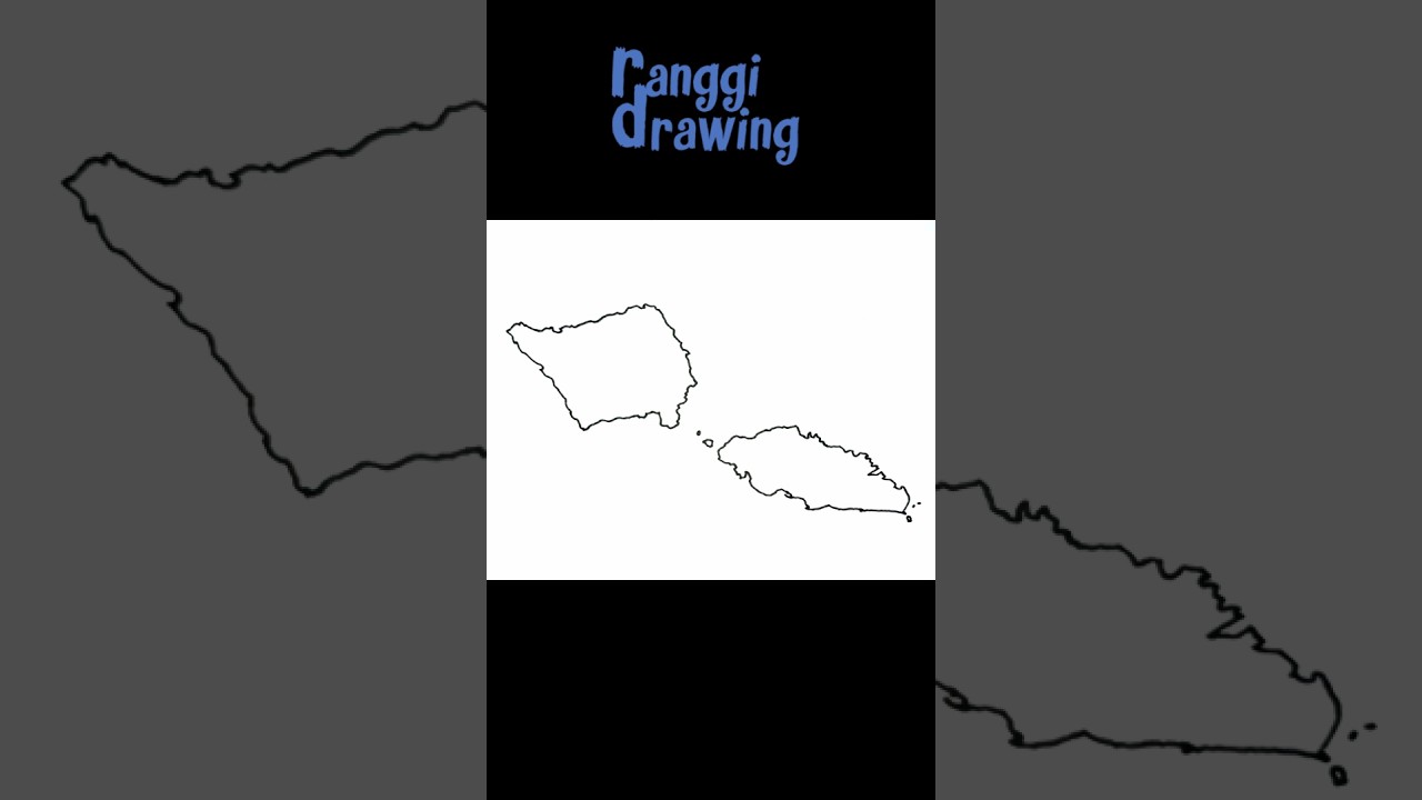 Drawing Samoa Map